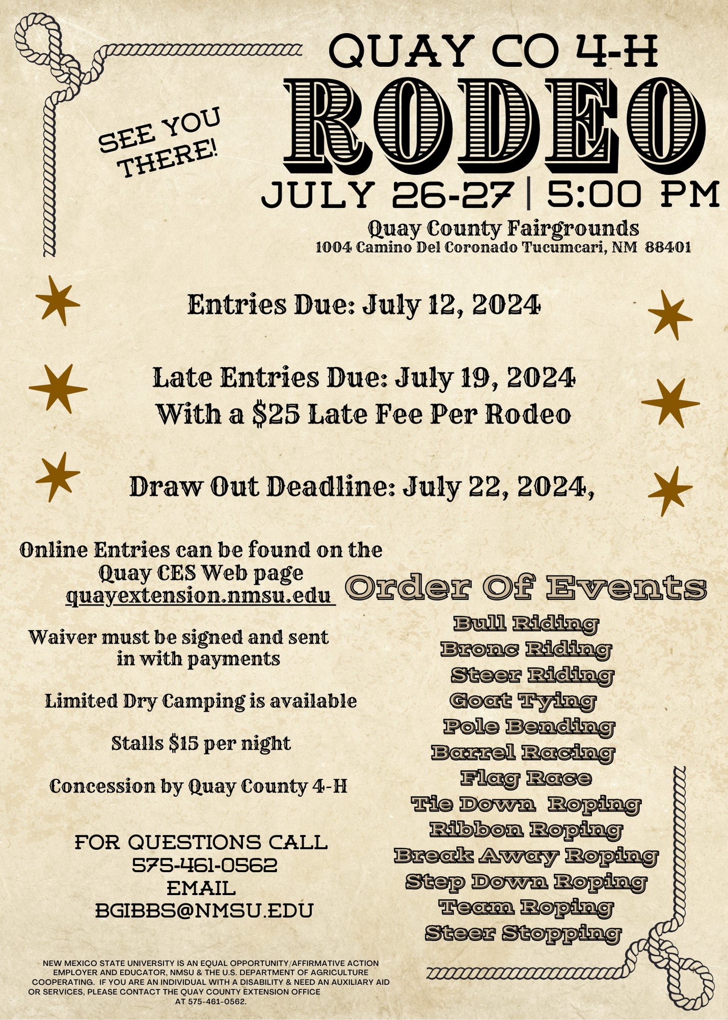 4-H Rodeo | New Mexico State University | BE BOLD. Shape the Future.