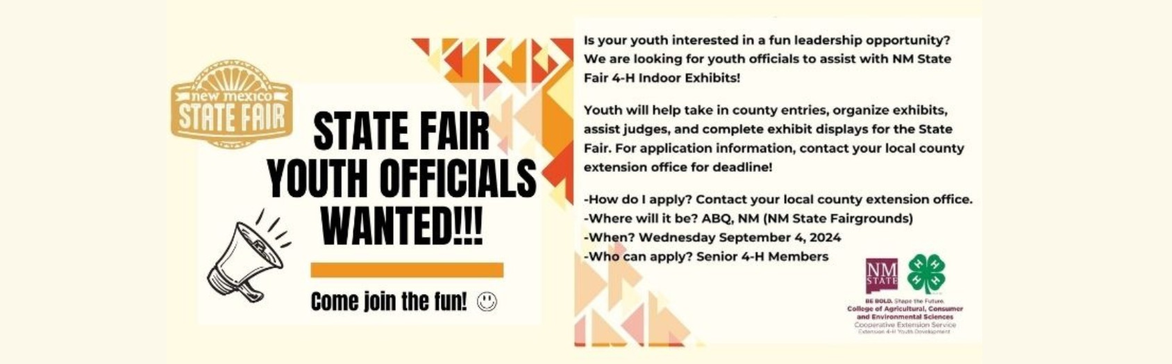 4-H Youth Home | New Mexico State University | BE BOLD. Shape the Future.